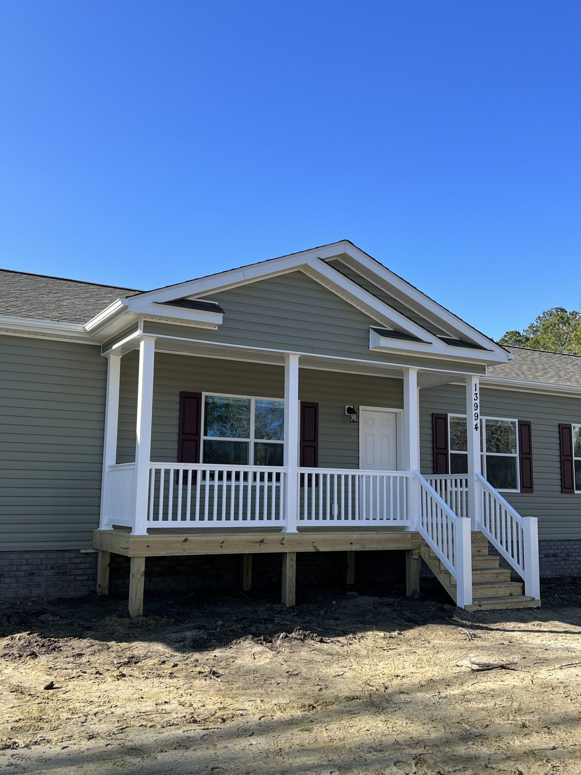 Completed Gable Porch!