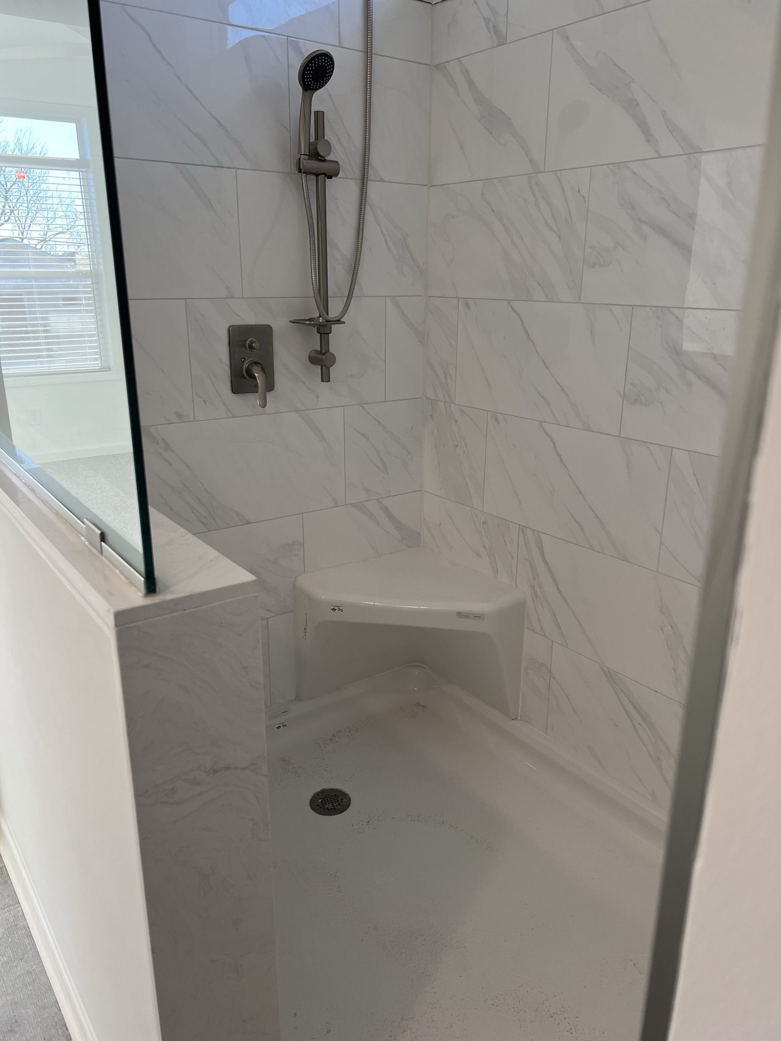 Walk In Shower Complete!