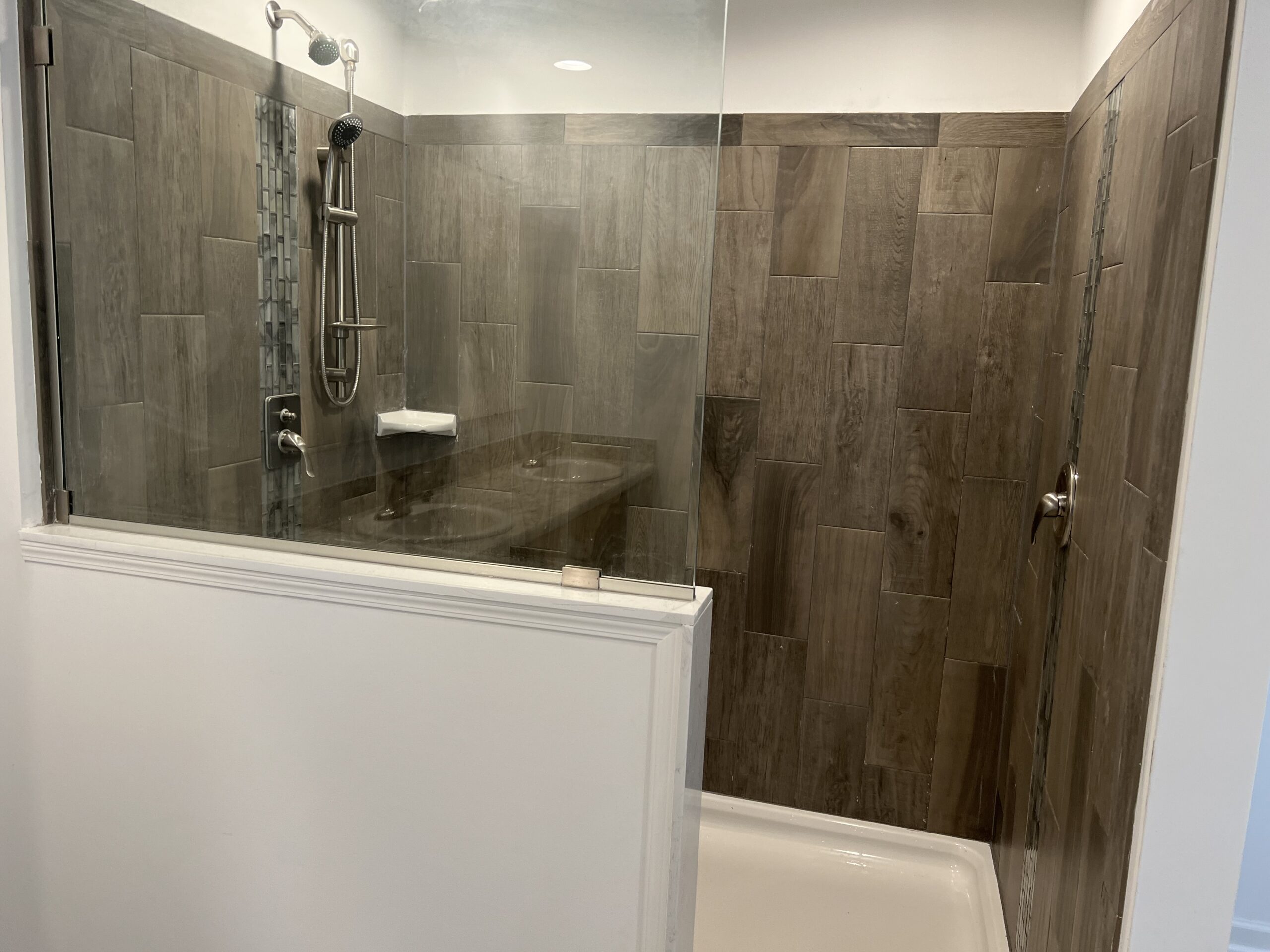 Beautiful Tile Shower In Recent Home!