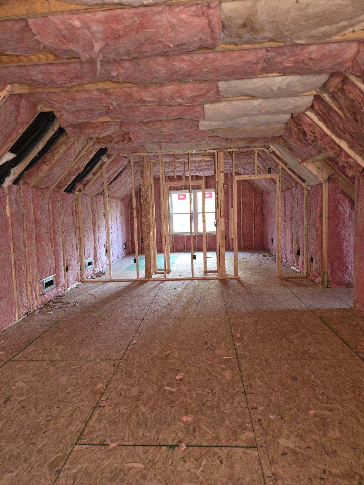 Upstairs Insulation Complete!