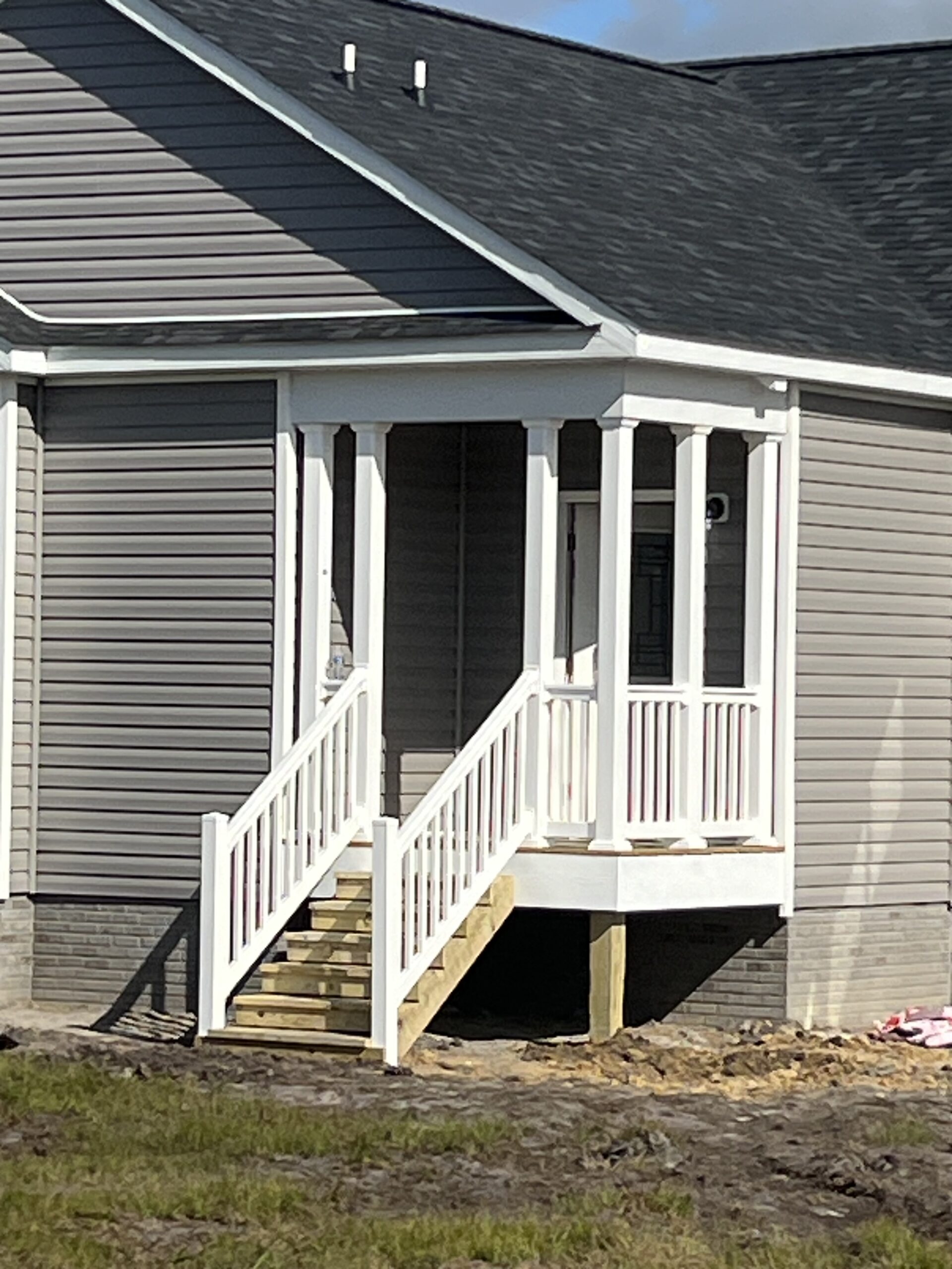 Factory Built Porch Complete!