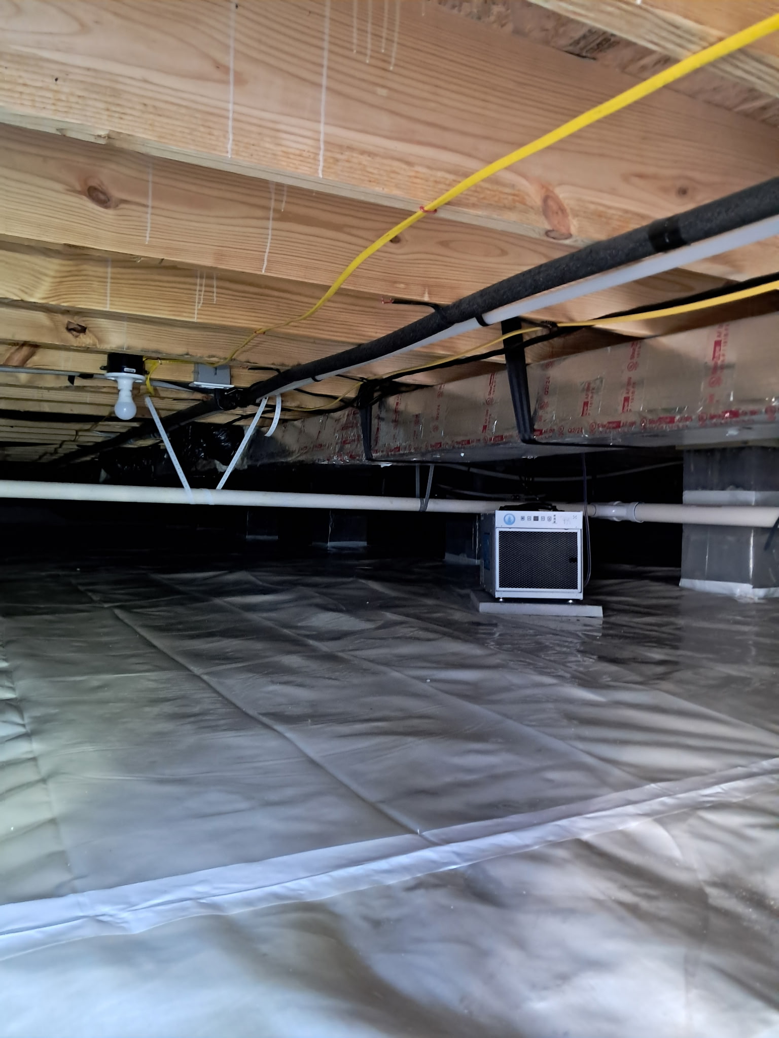 Conditioned Crawlspace Complete!